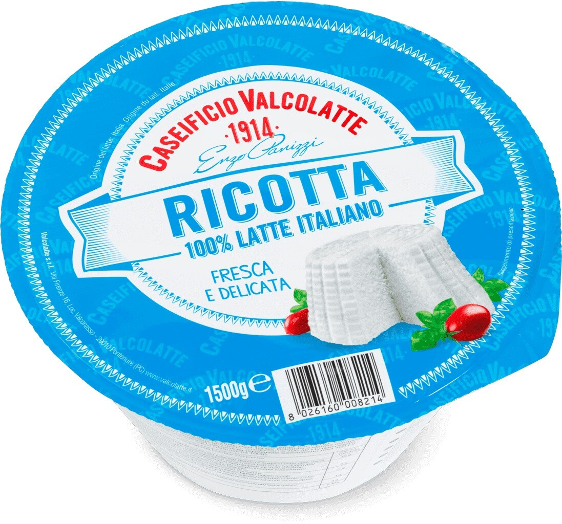 RICOTTA ITALIANA 2x1.5kg - Cibosano